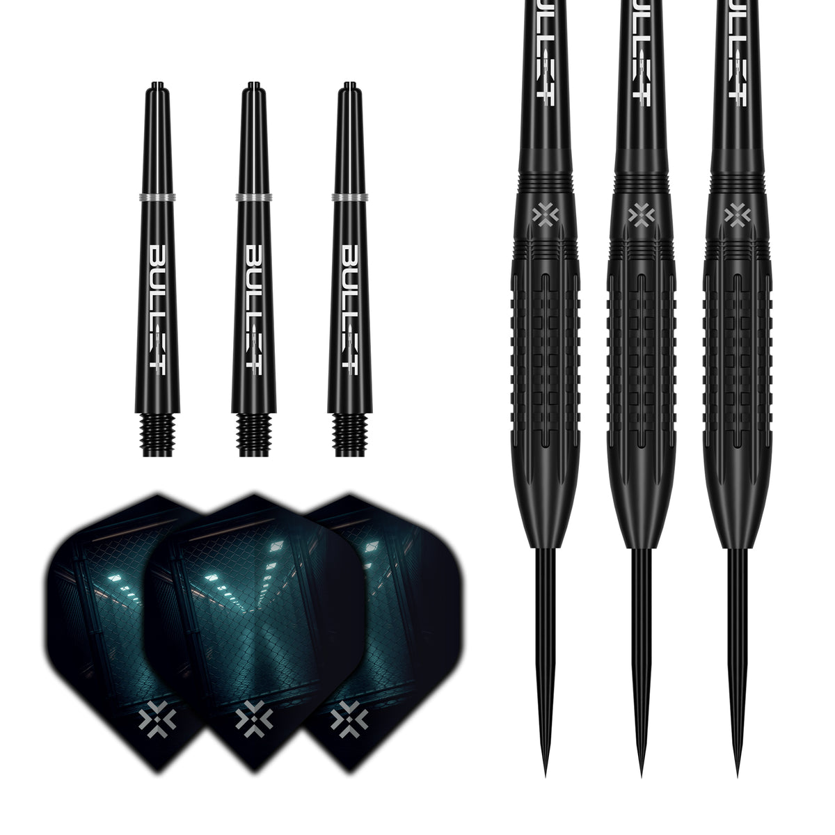 Buy Bullet Cage Steel Tip Darts - 90% Tungsten | Universal Darts