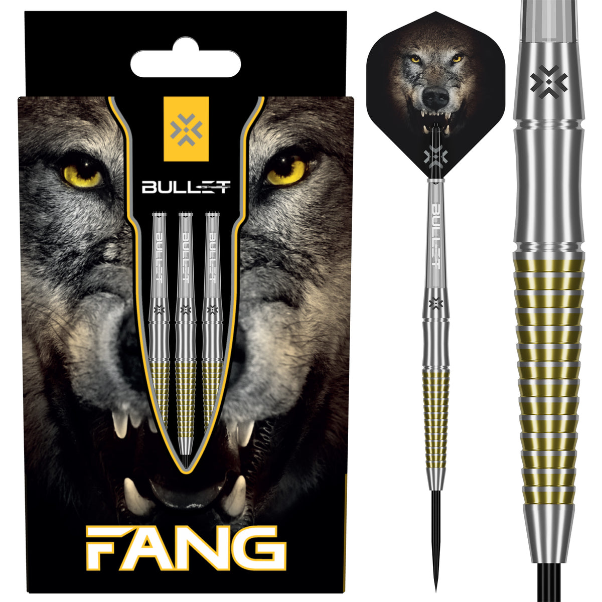 Buy Bullet Fang Steel Tip Darts - 90% Tungsten | Universal Darts