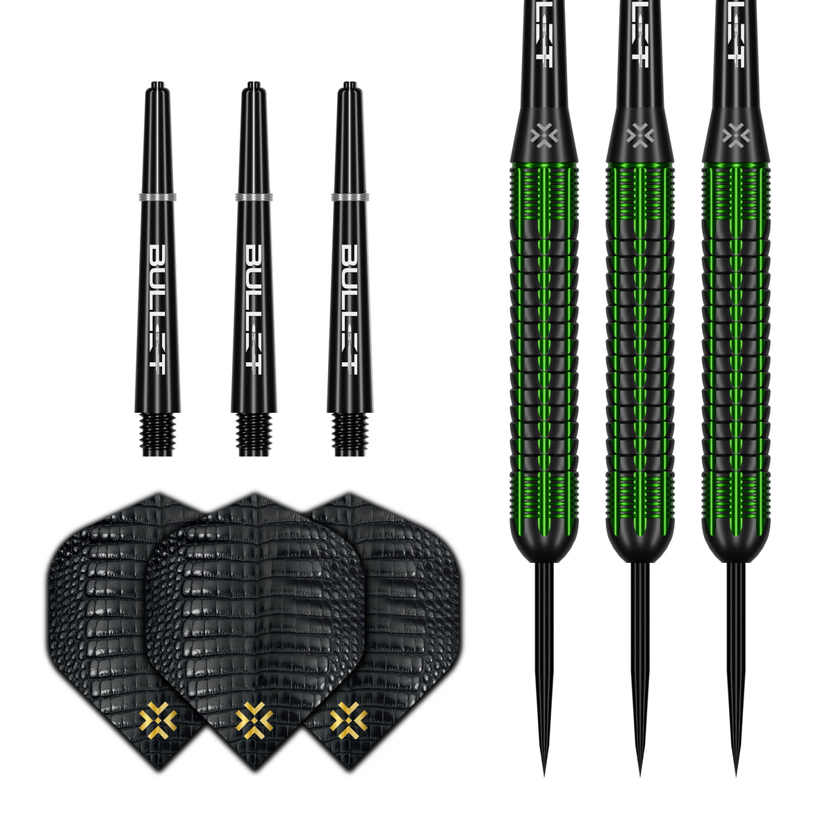 Buy Bullet Gator Steel Tip Darts - Brass | Universal Darts