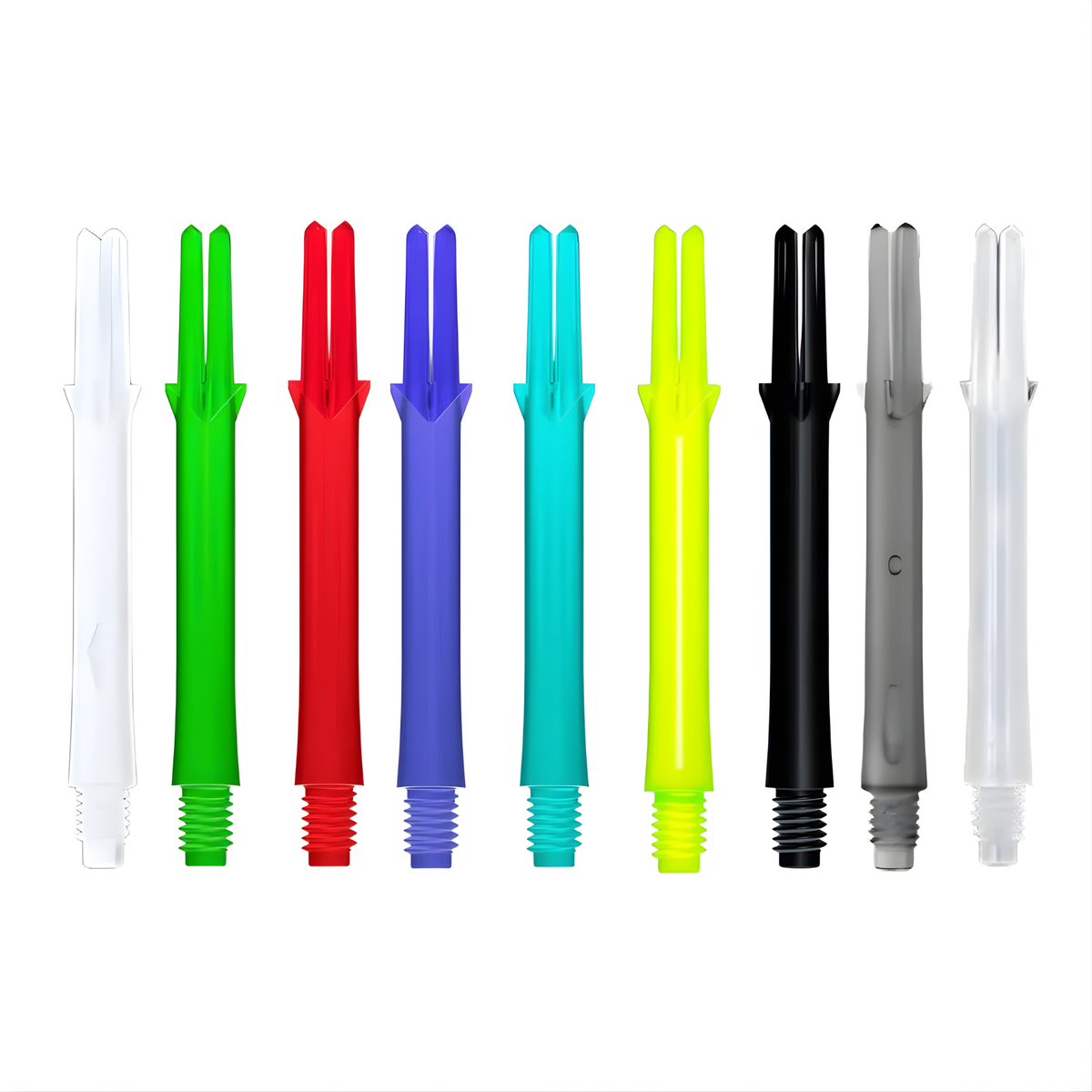 Buy L-Style Locked Straight L-Shafts – 10 Colours | Universal Darts
