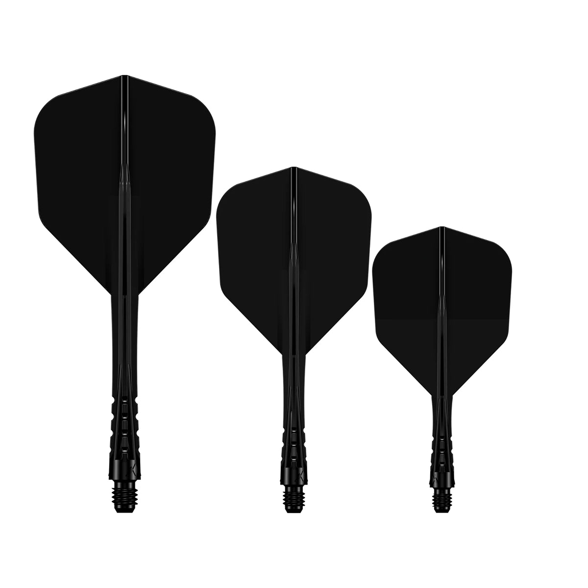 Buy Mission Force 90 Vortex Solid Black No6 Flights | Universal Darts