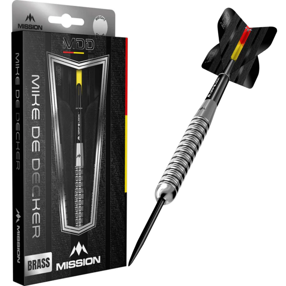 Buy Mission Mike De Decker Brass Darts Tungsten Look | Universal Darts