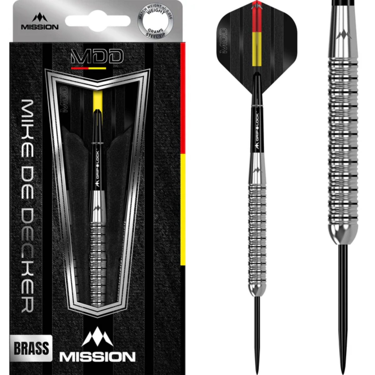 Buy Mission Mike De Decker Brass Darts Tungsten Look | Universal Darts