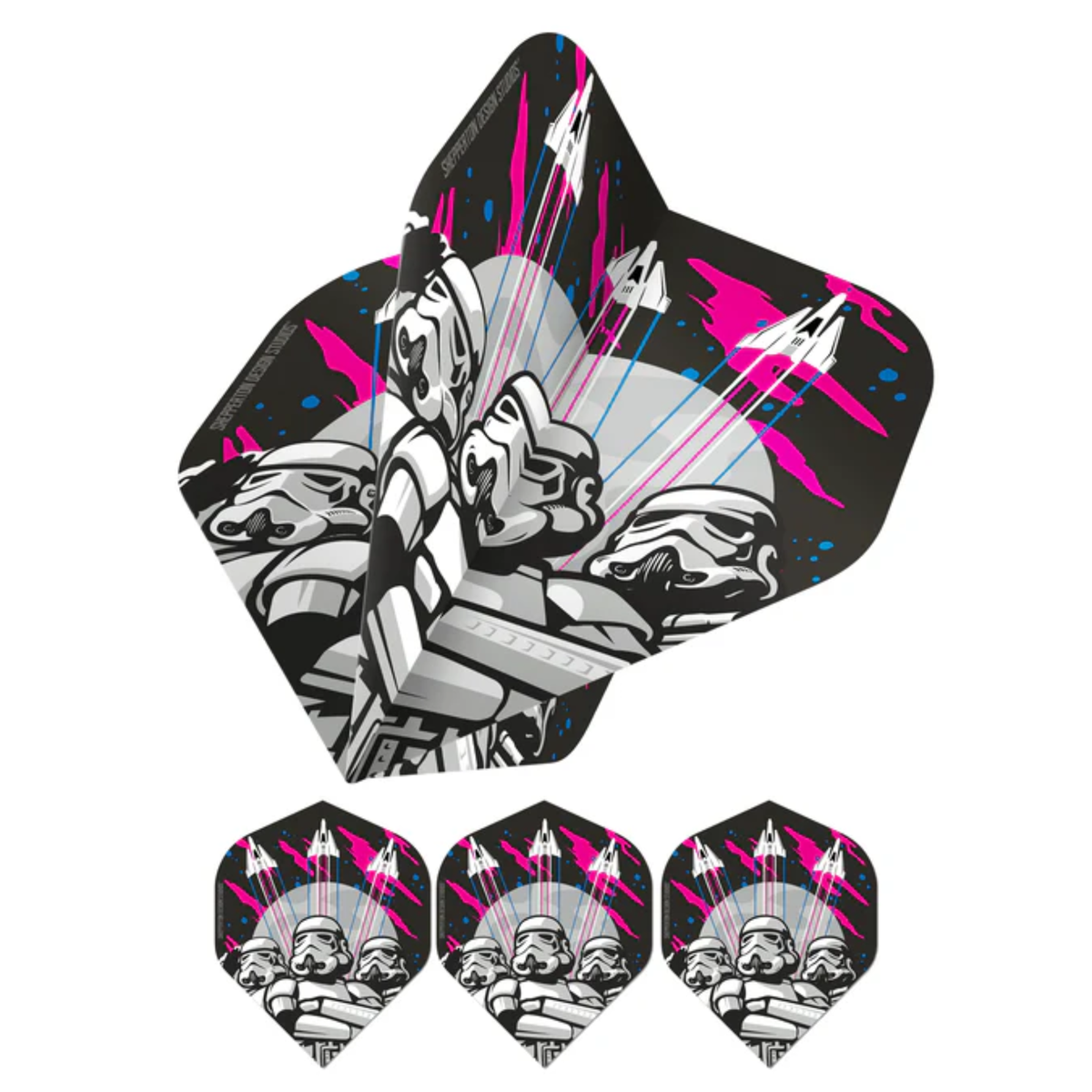 Buy Stormtrooper Dart Flights – 3 Troopers & Space Craft | UD ...
