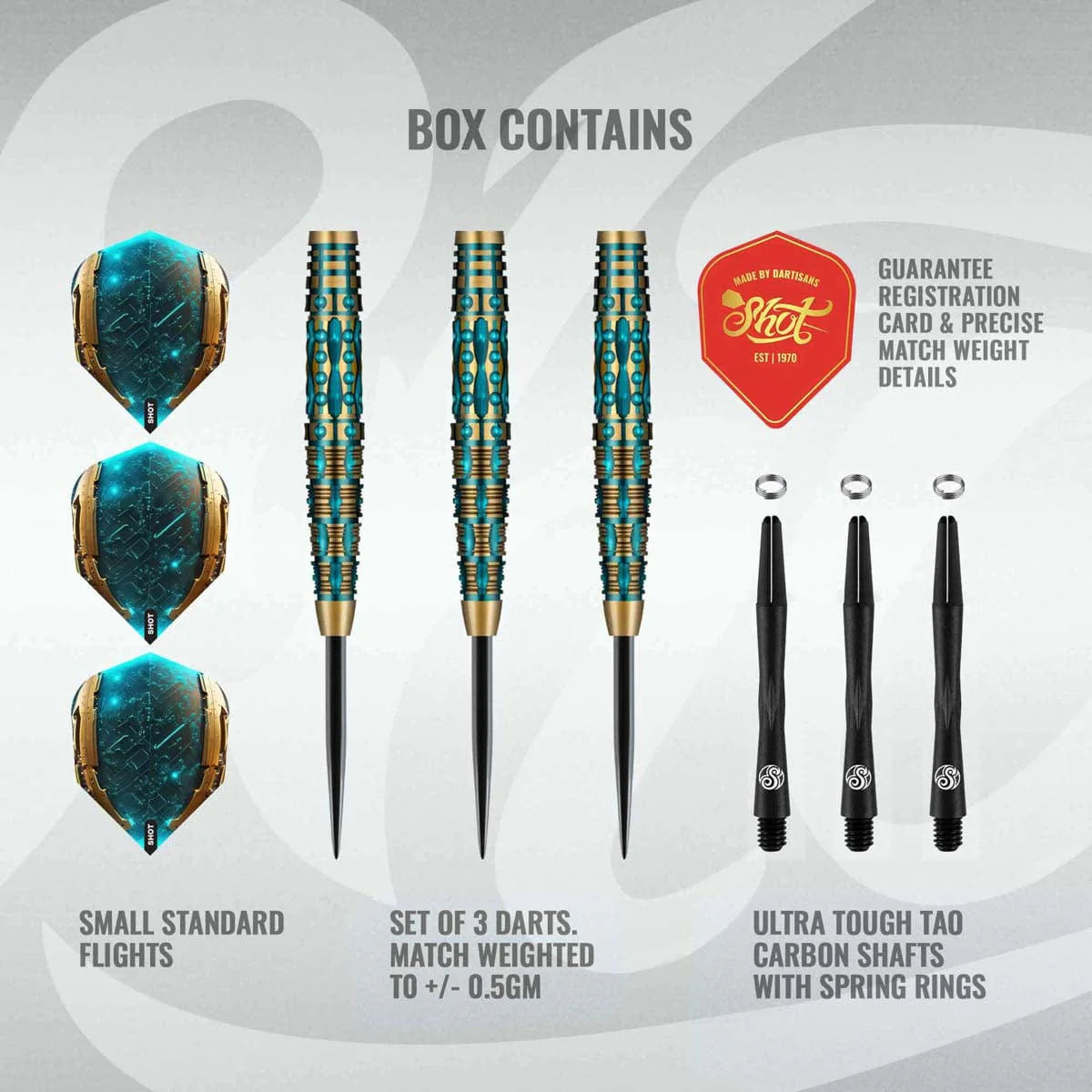 Buy Shot AI Replica 90% Tungsten Darts | Universal Darts