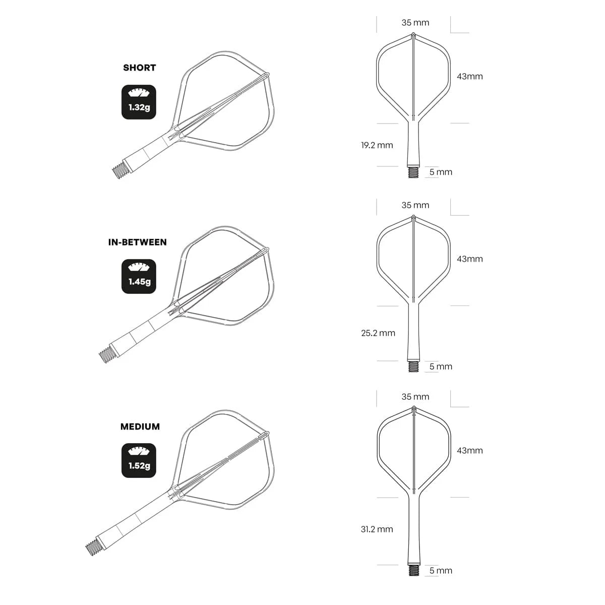 Buy Shot Flight Deck Dart Flight & Shaft System | Universal Darts